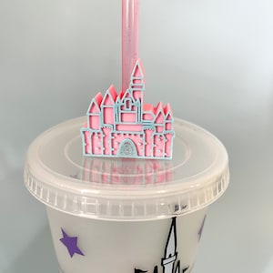 Sleeping Beauty's Castle Straw Topper - Etsy
