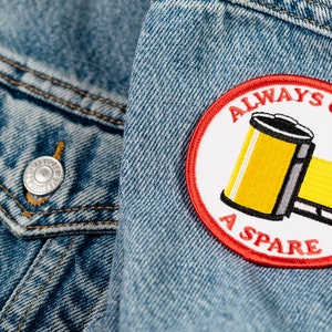 Always Carry a Spare Custom Embroidered Patch - Etsy
