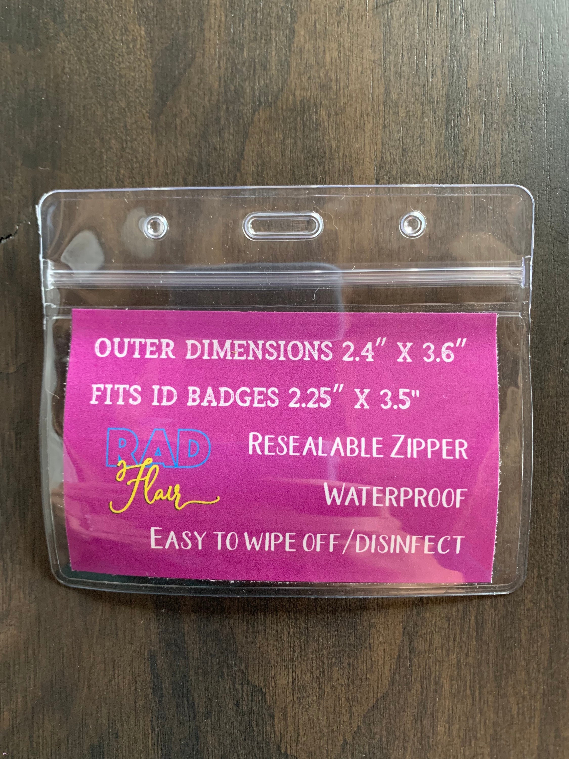 Plastic Badge Holder Cover 2.25x3.5 Notes Holder for Badge - Etsy