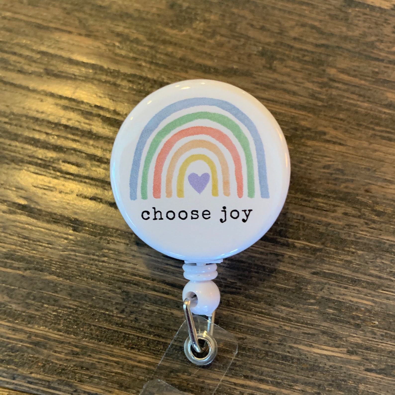 RAINBOW Choose JOY Rainbow With Heart. Pick Your Illustration and Badge ...