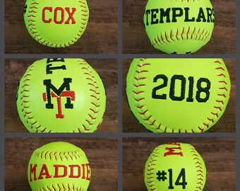 Softball decor | Etsy