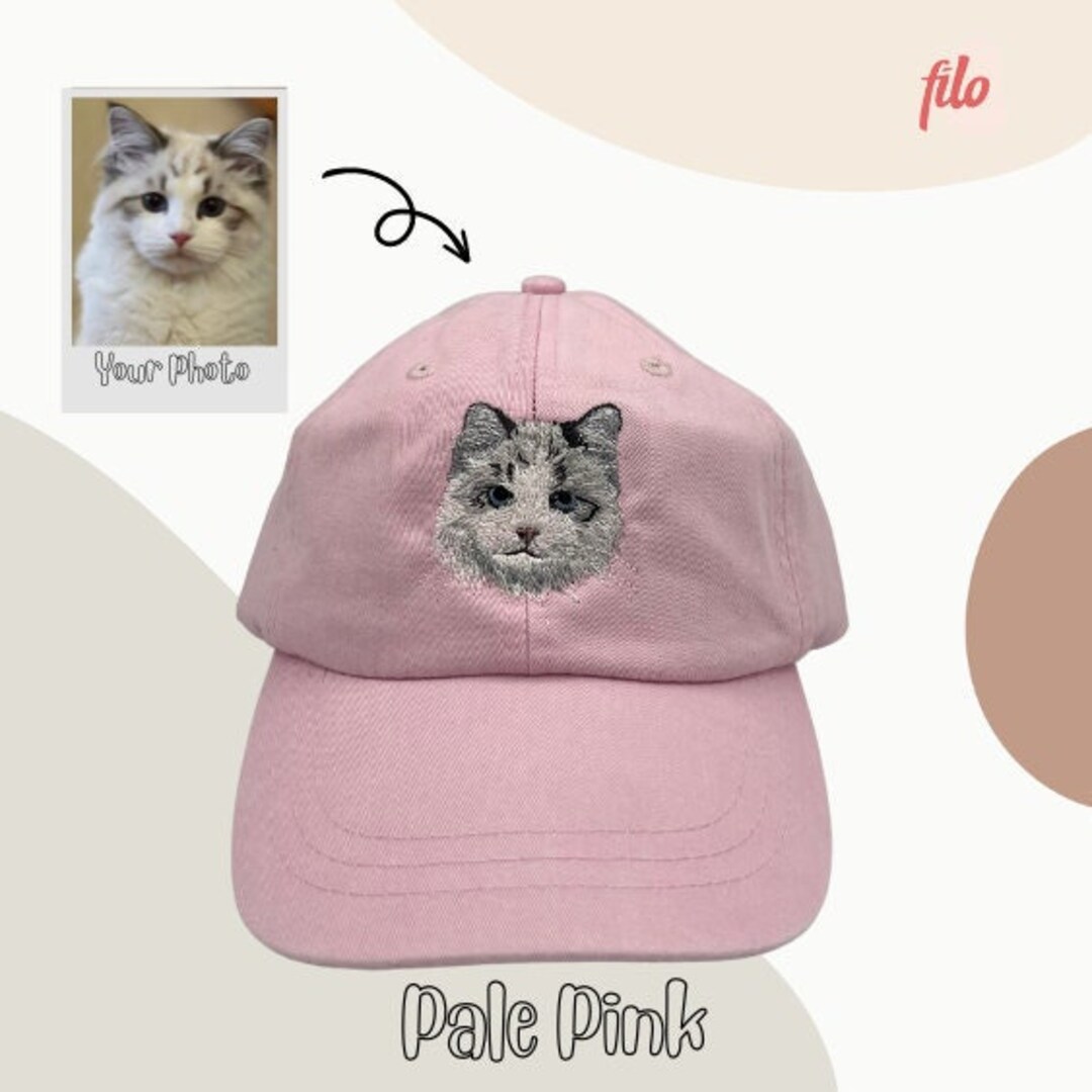 Custom CAT Dad Hat - Hand Drawn Art and Embroidered From Your Pets ...