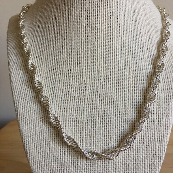 24 Inch Serpentine Chain Necklace - Etsy