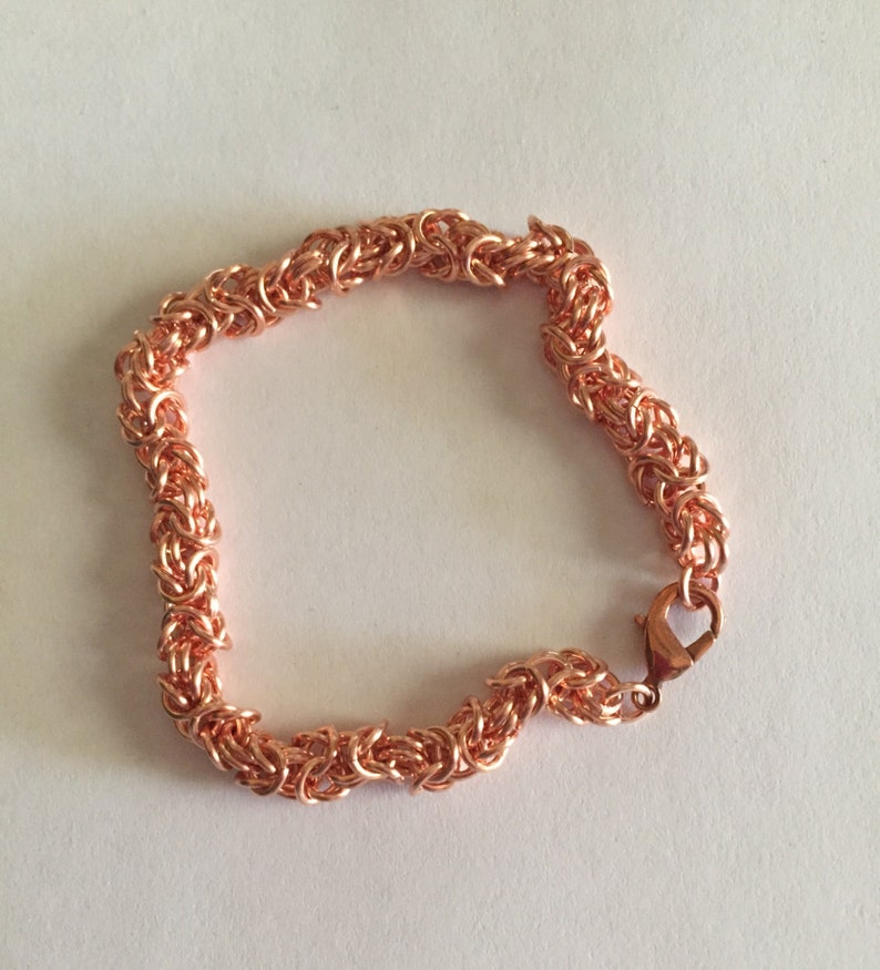 Copper Bracelet, Chainmail Bracelet, Silverbymaggie, Chain Bracelet ...