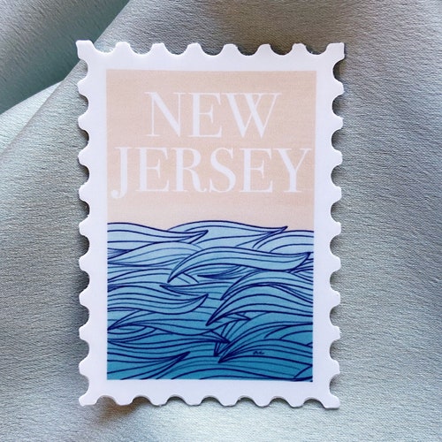 New Jersey Sticker New Jersey Jersey State of New Jersey - Etsy