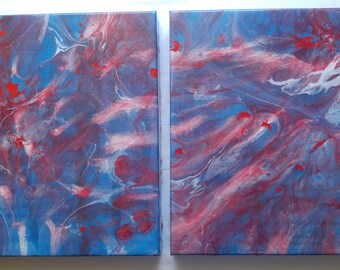 Acrylic mixed media | Etsy