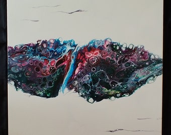 Acrylic mixed media | Etsy