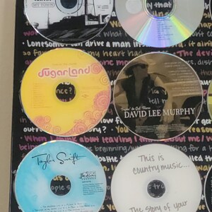 This is Country Music - A 20" X 20" Upcycled Cd and Resin Acrlyic ...