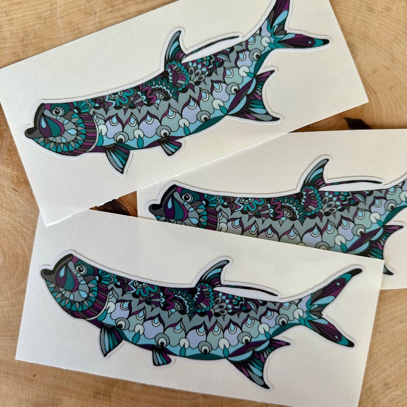 Tarpon - Vinyl Decal - Etsy