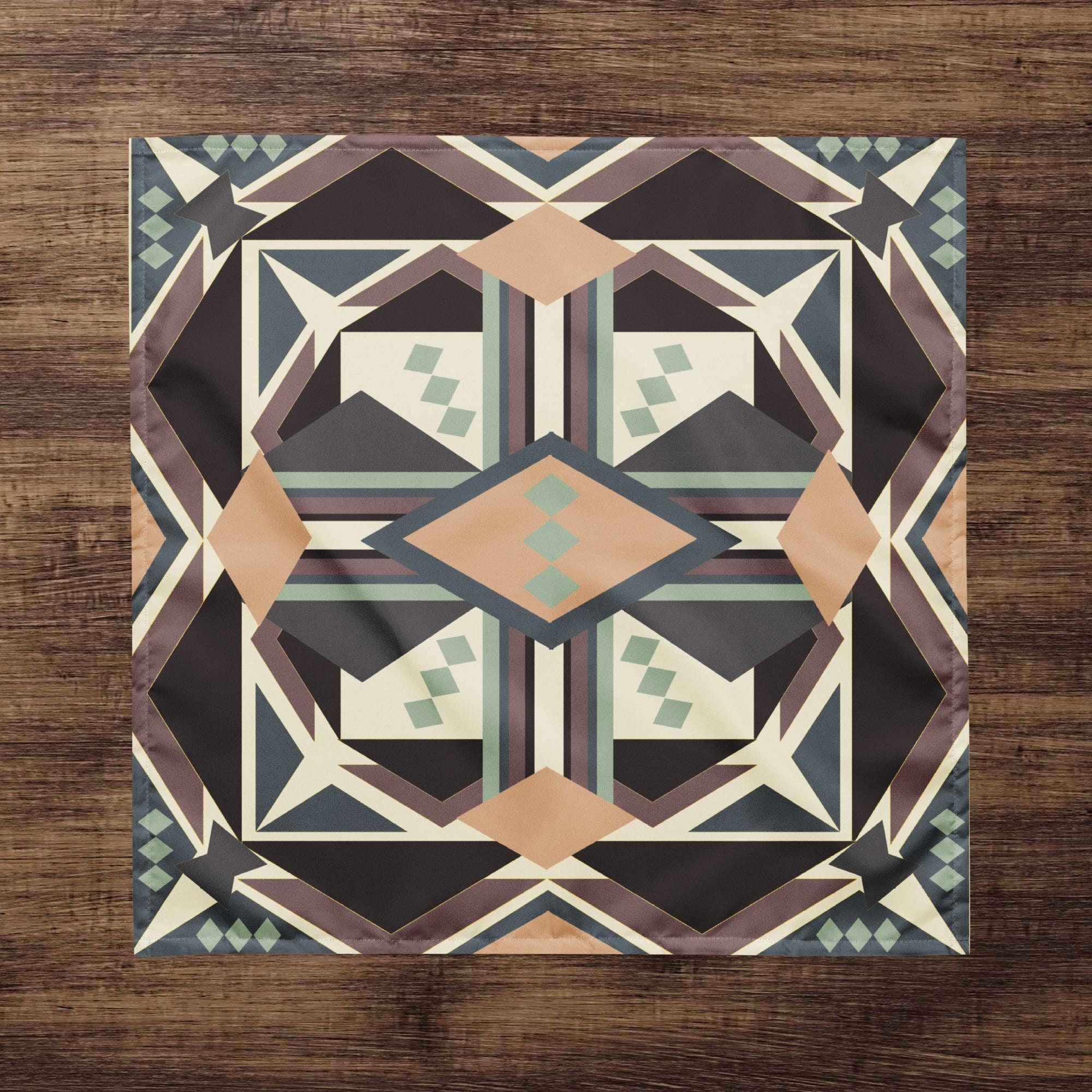 Western Quilt Block Bandana - Etsy