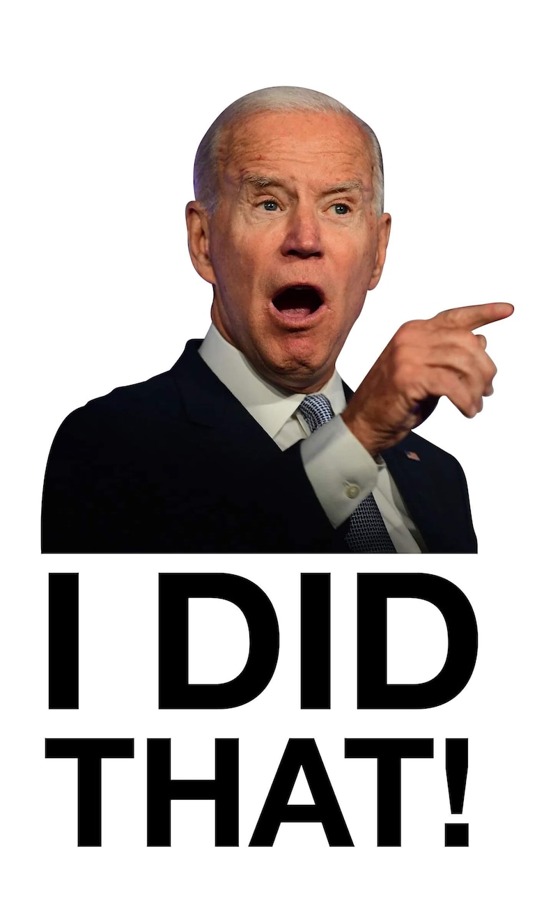 Sleepy Joe Biden I DID That Stickers 10 PACK - Etsy