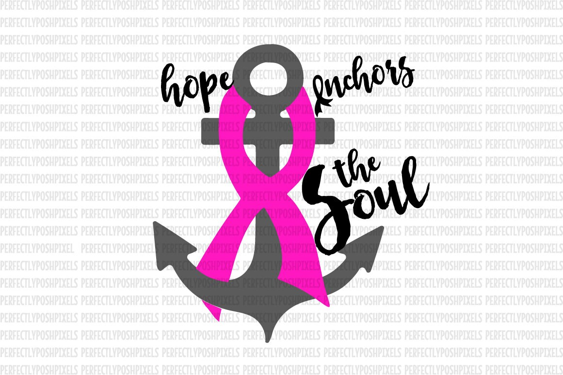 SVG Hope Anchors the Soul SVG Cricut Design Space Nautical Eps - Etsy