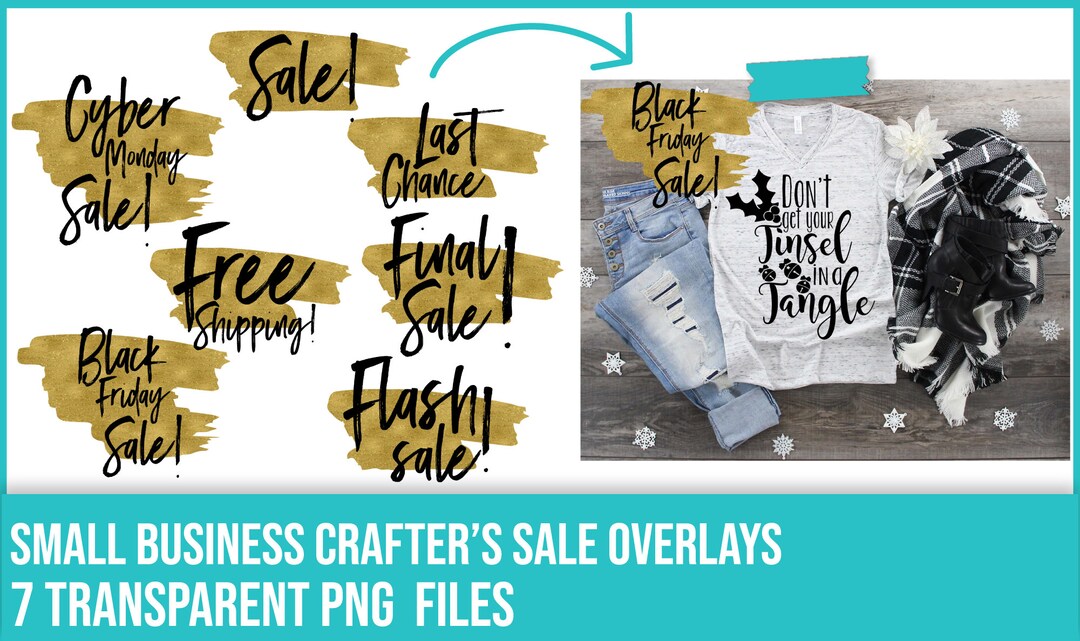 Small Business Sale Overlays - Etsy