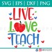 Teacher Teacher Svg SVG Files for Cricut Teaching My Tribe - Etsy