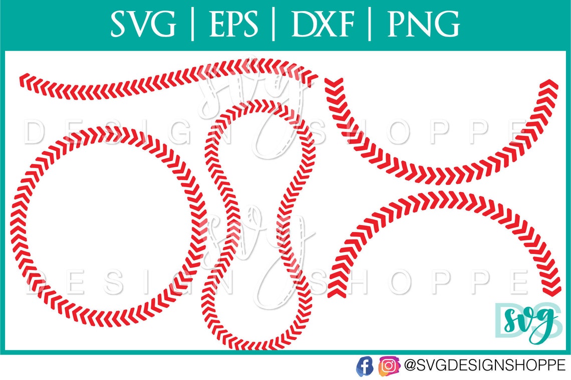 Baseball Laces SVG Files SVG Files for Circuit Baseball - Etsy