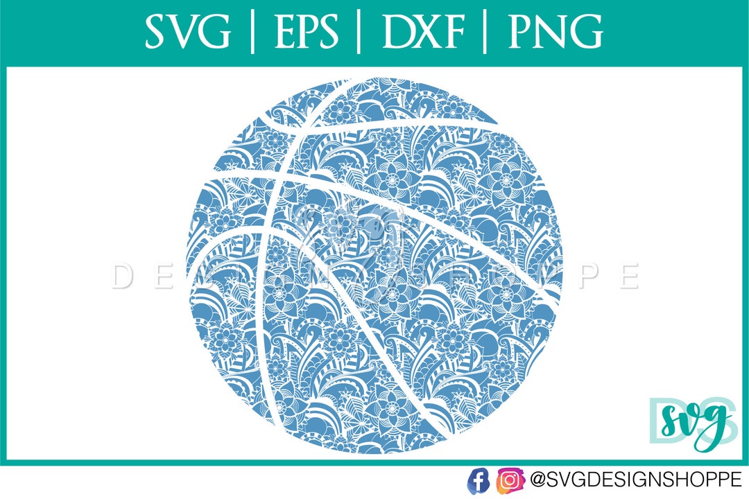 Basketball SVG Files for Silhouette Cut File DXF Png Jpeg Eps ...