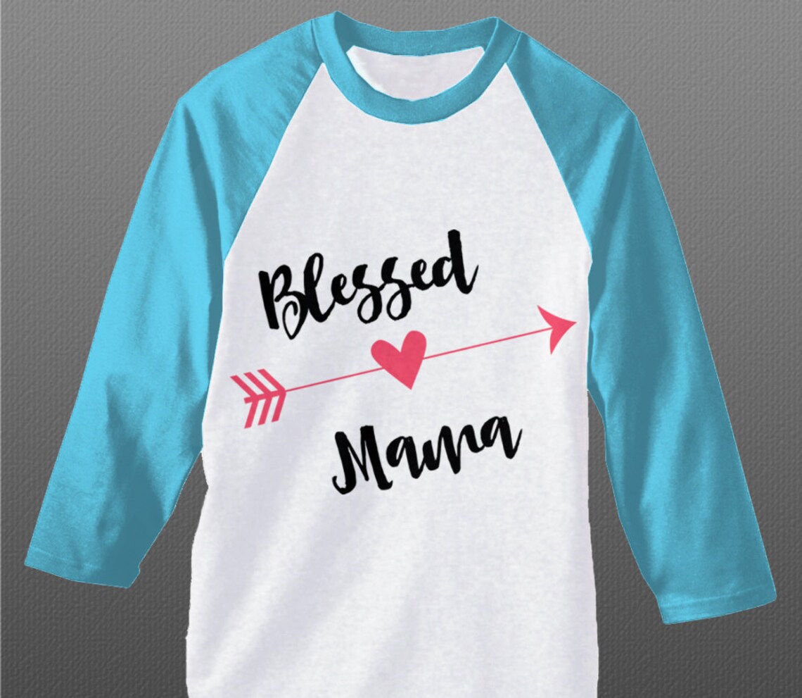 Blessed Mama Heart Arrow SVG Clip Art Cut Files Valentine - Etsy