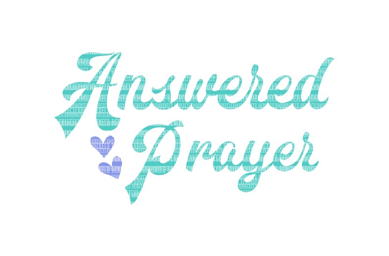 Answered Prayer SVG DXF EPS Png Cutting File Clipart - Etsy