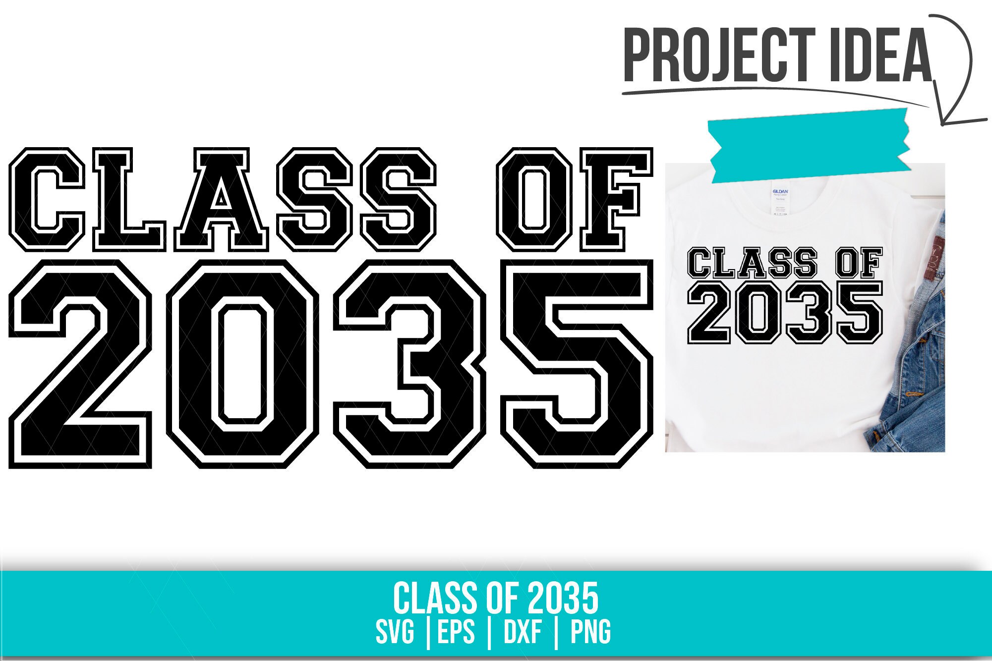 Class of 2035 SVG Printable Clipart Graduation Cut File | Etsy