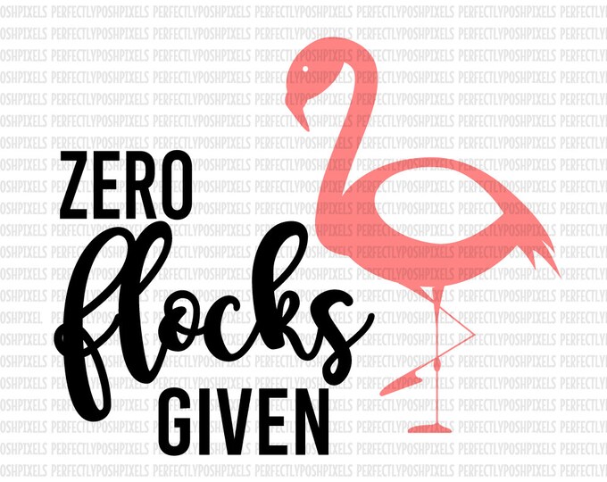Zero Flocks Given Cutting File Iron on Decal Silhouette Cameo Svg ...