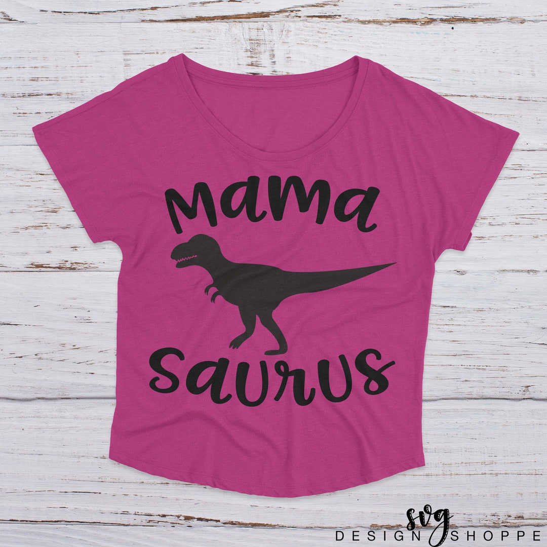 Mama Saurus SVG File DXF EPS Png Cut Files Printable Clipart Silhouette ...