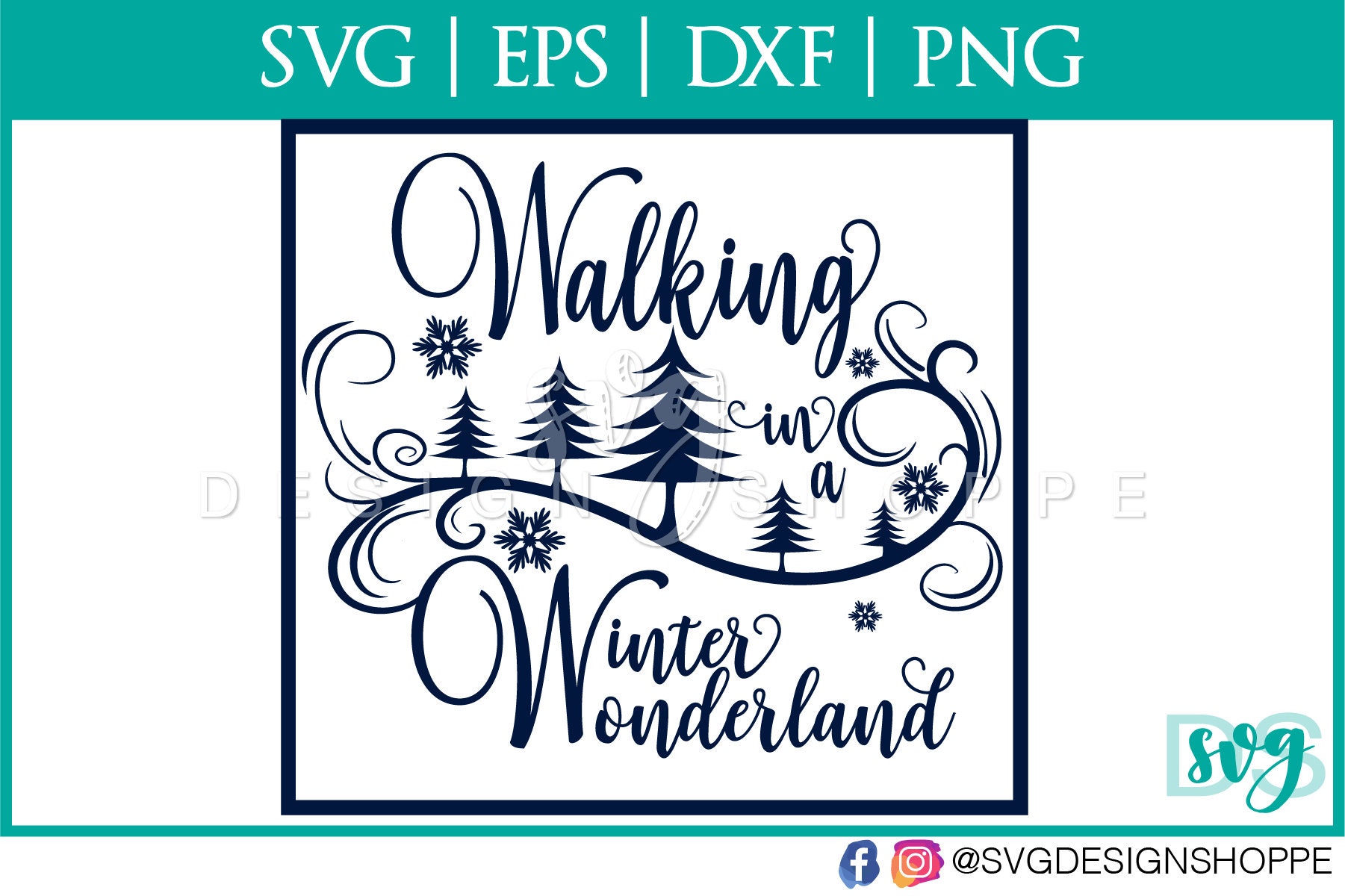 Glass Block SVG Christmas SVG File Svg Files for Cameo and - Etsy