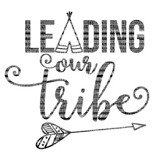 Raising My Tribe SVG DXF EPS Png Cut Files Clip Art Silhouette - Etsy