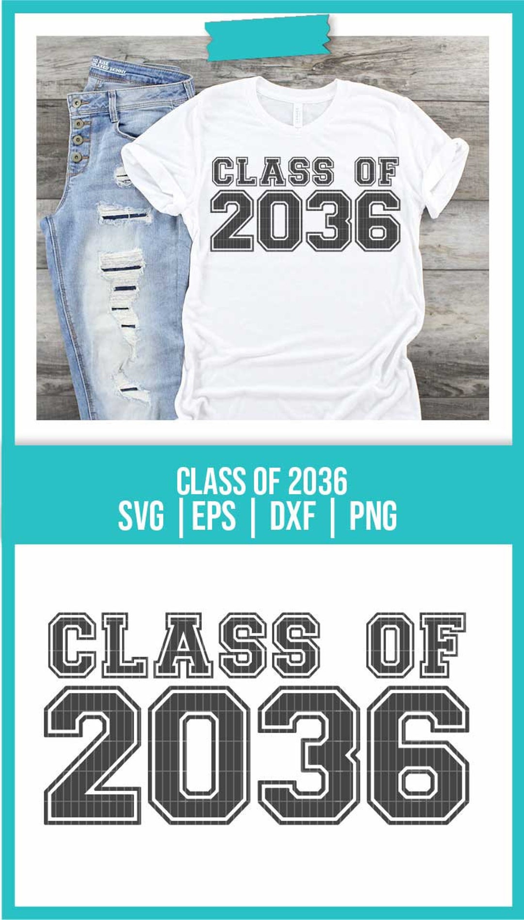 Class of 2036 SVG PNG DXF - Etsy