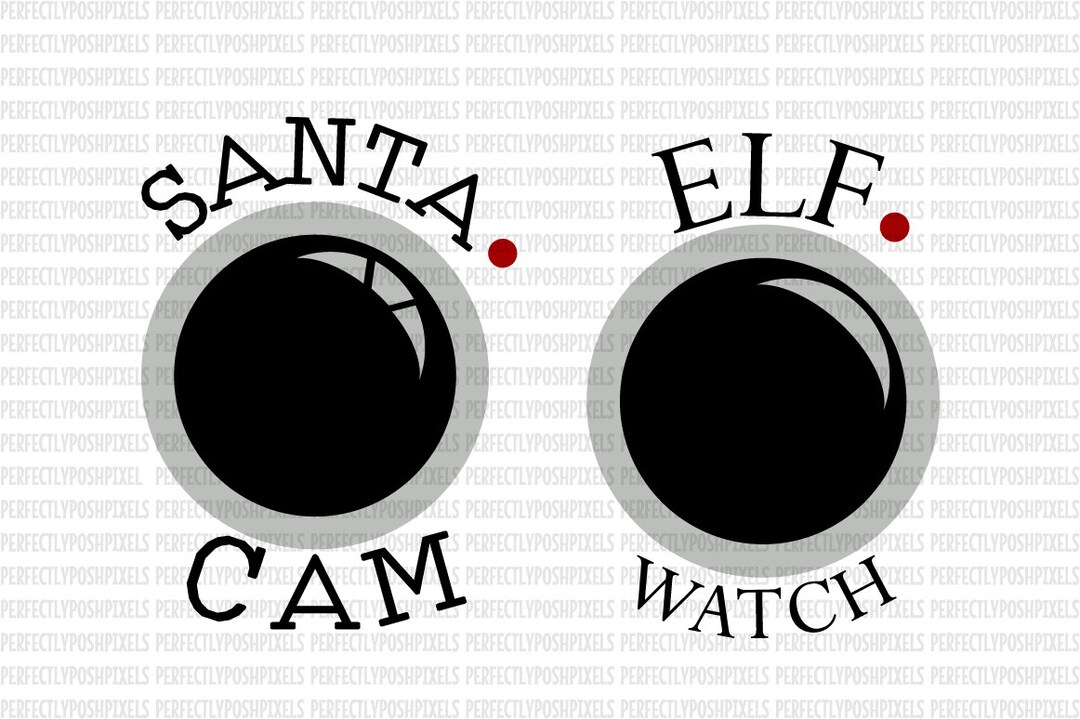 Santa Cam Christmas SVG Cutting Files Silhouette Studio Designer ...