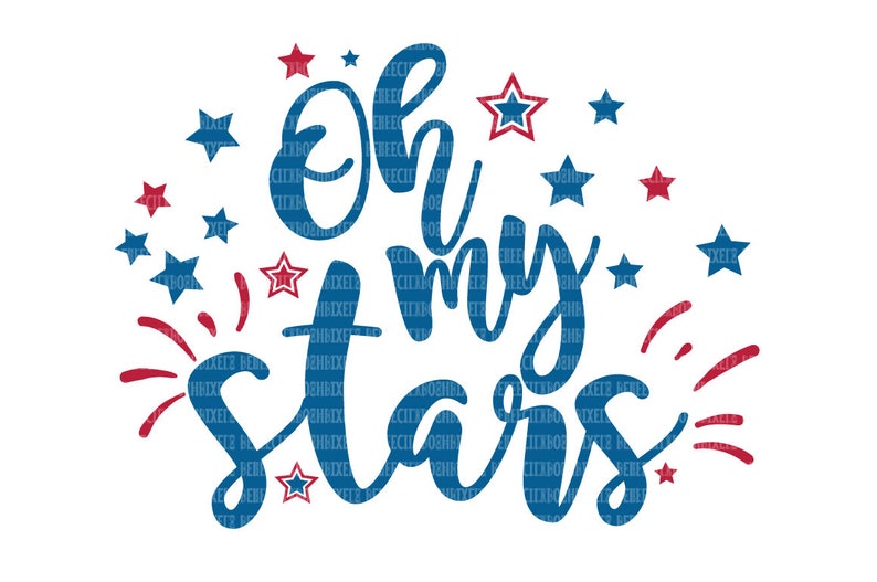 Oh My Stars SVG Files for Cricut Design Space And | Etsy