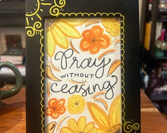 Pray Without Ceasing Digital Download | Wall Art | JPEG | PDF - Etsy
