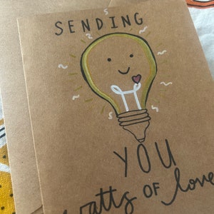 Watts of Love Bday Card - Etsy