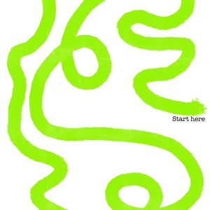 Finger Tracing Calming Cards - Etsy