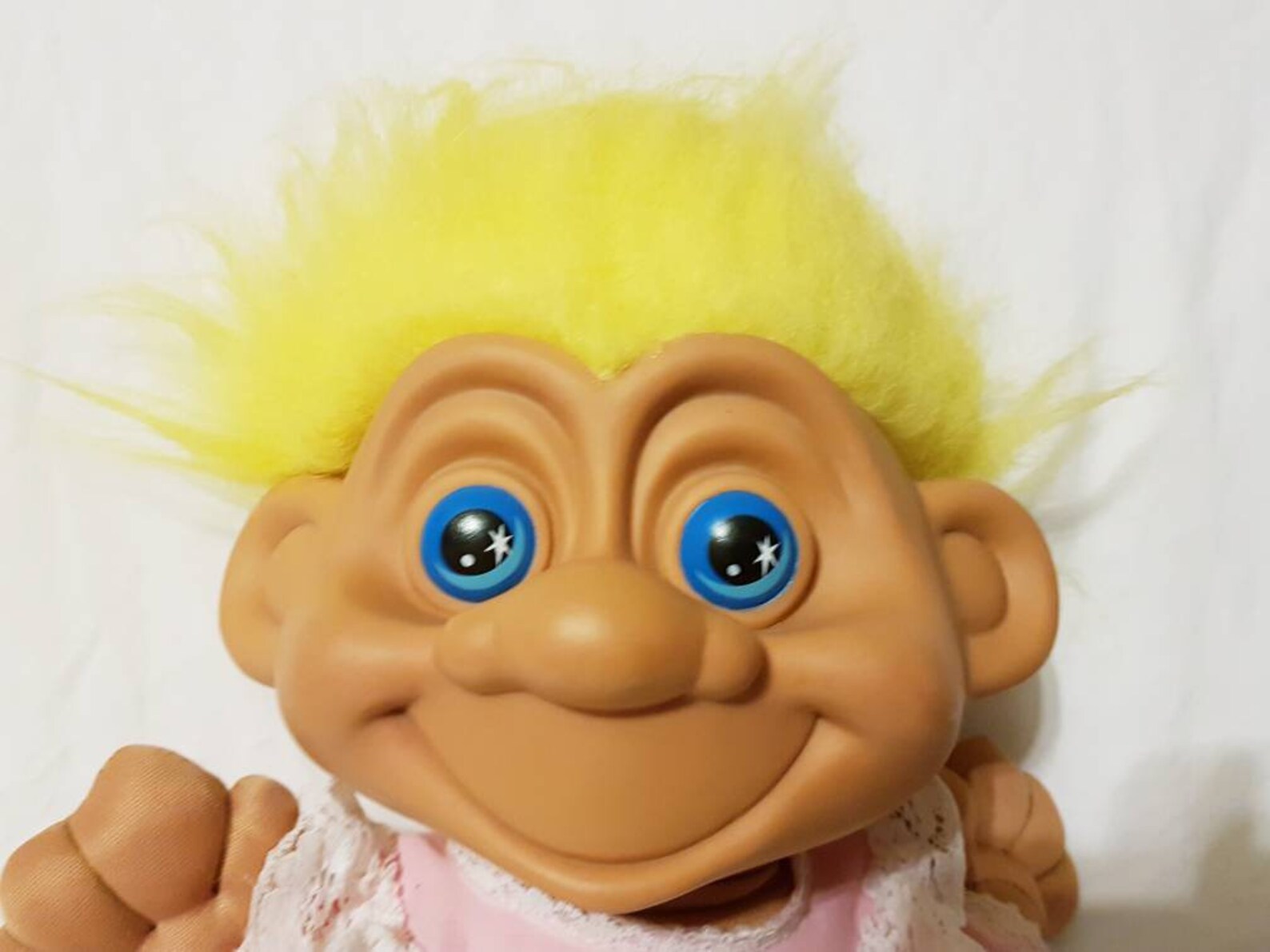 Toymax Talking Troll Doll 1992 Yellow Hair Blue Eyes Removable - Etsy ...