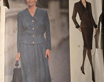 The Vogue Woman V8504 Easy Uncut Sewing Pattern for Making Misses Tunic ...