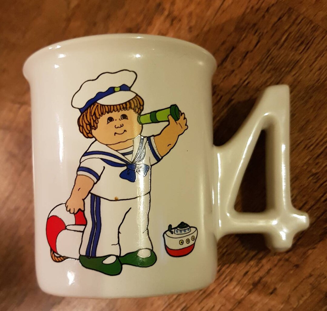 Cabbage Patch Kids Childs Mug 4 Birthday Sailor Boy G.A.A. - Etsy