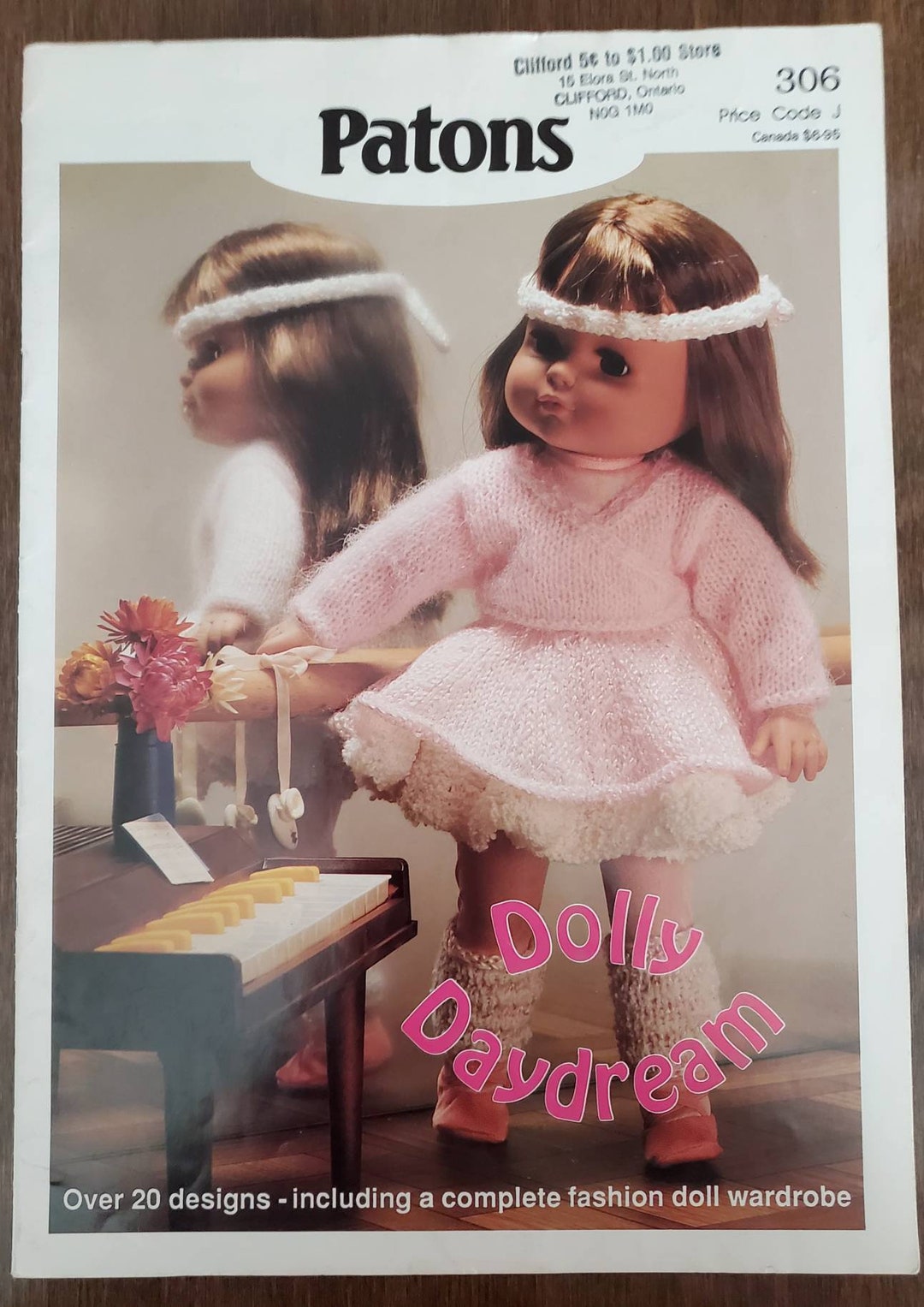 Patons Dolly Daydreams 306 Over 20 Designs Including a Complete Fashion ...