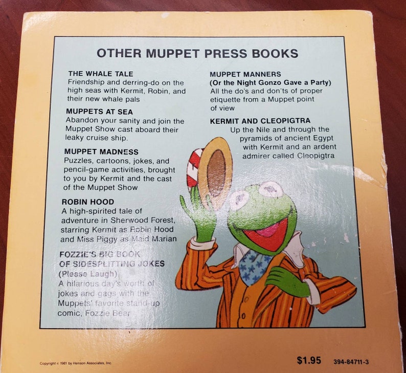 A Muppet Press/random House the Muppets Go Camping Starring - Etsy