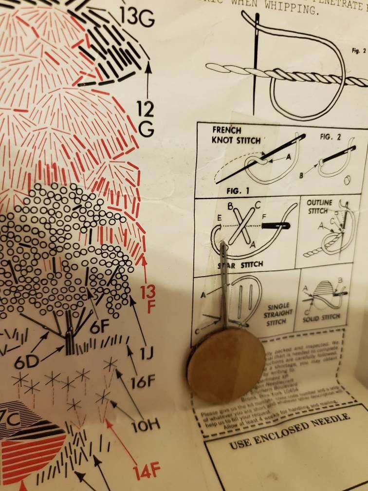 Paragon Needlecraft Creative Crewel Stitchery kit Church in | Etsy