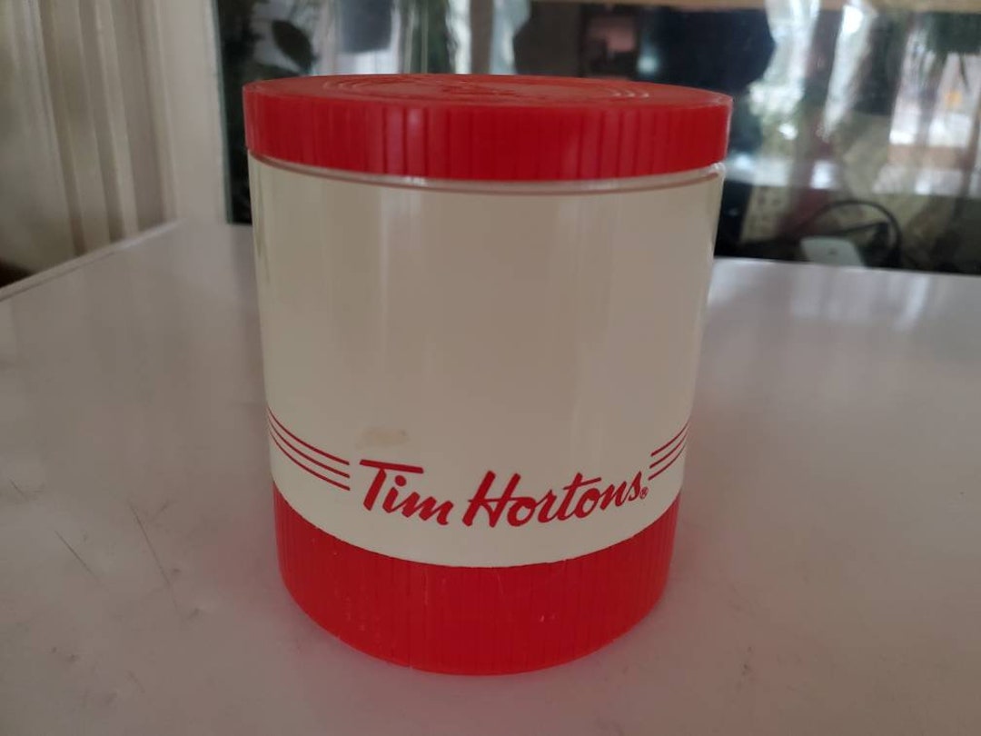 Aladdin Foam Insulated Thermo Jar Tim Hortons Donuts Logo Beige & Red ...