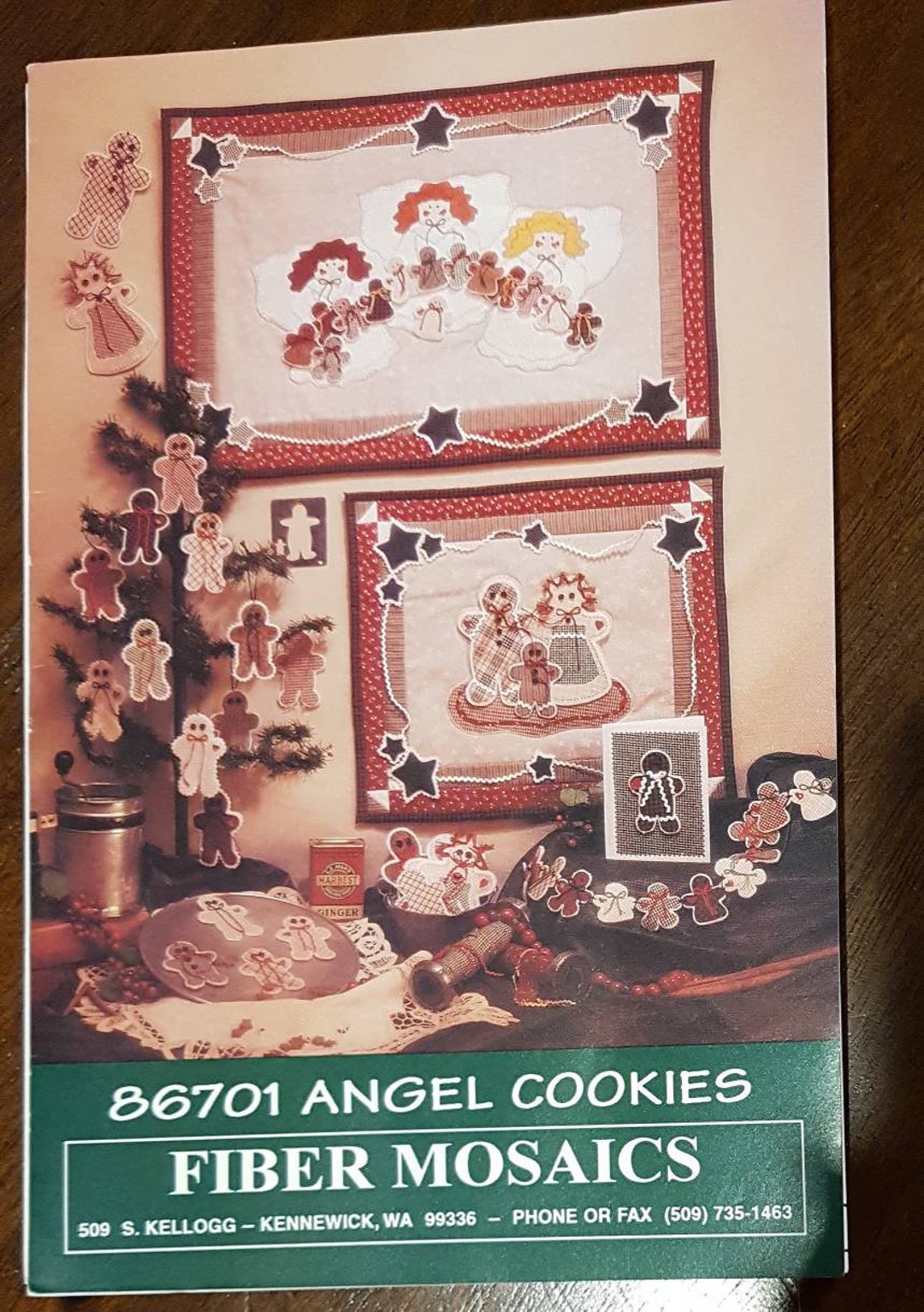 Fiber Mosaics 86701 Angel Cookies by Leslie Beck 2 Wall Quilt - Etsy Canada