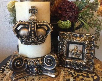 Large Crown Candle Pin | Etsy
