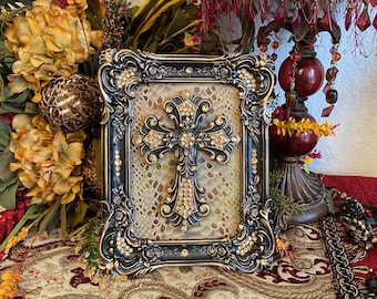 Cross Picture Frame - Etsy