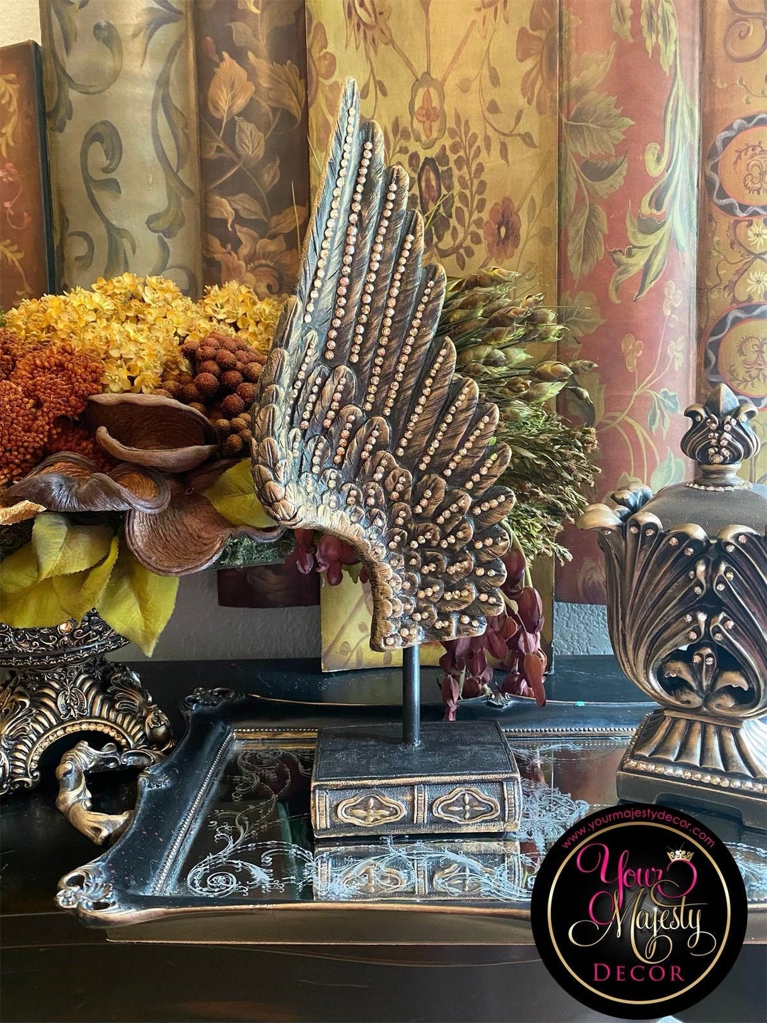 Wing on Stand - Etsy