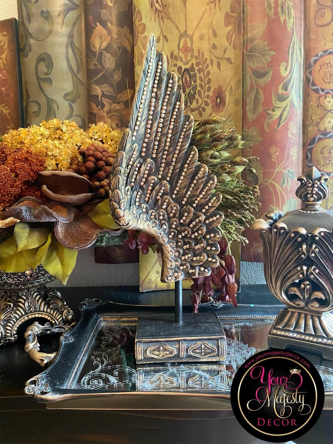 Wing on Stand - Etsy