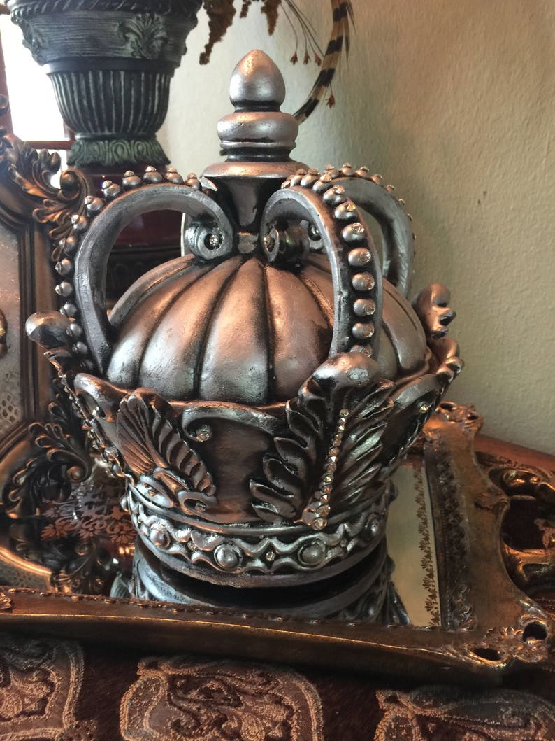 SILVER Crown Box | Etsy