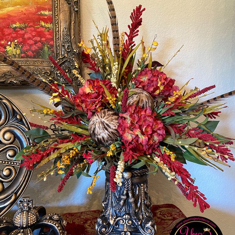 Tuscan Floral Arrangement - Etsy