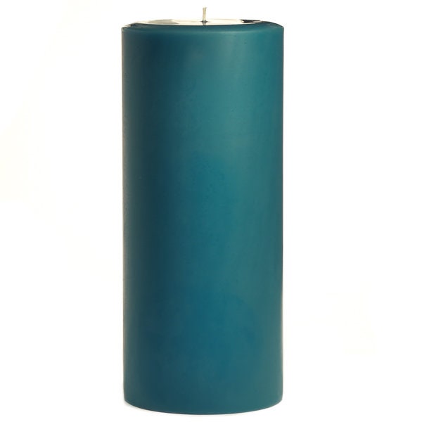 Teal Candle - Etsy