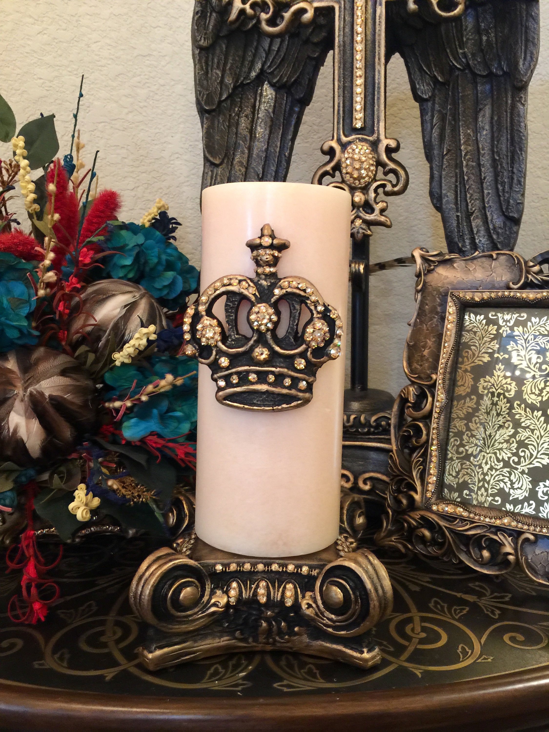 Crown Candle Pin | Etsy