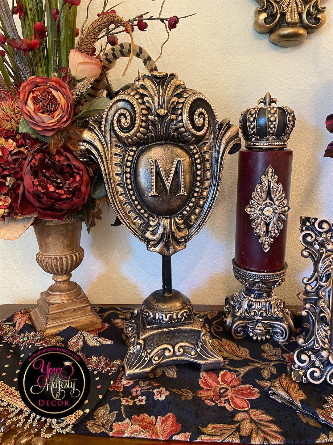 Personalized Shield on Stand - Etsy